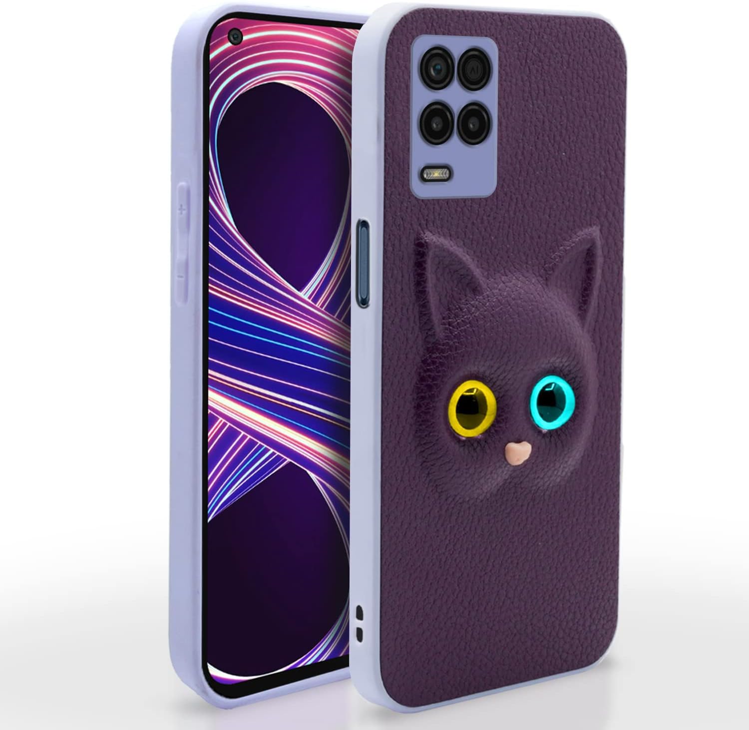 Pikkme Realme 8 5G/8s 5G/Narzo 30 5G Back Cover for Girls | Cute Cat ...