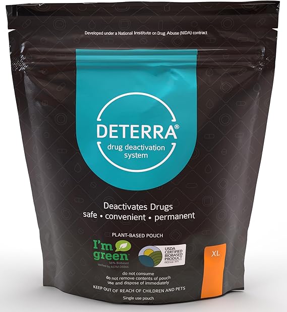 Amazon.com: Deterra XL - Drug Deactivation & Disposal System (XL Pouch ...