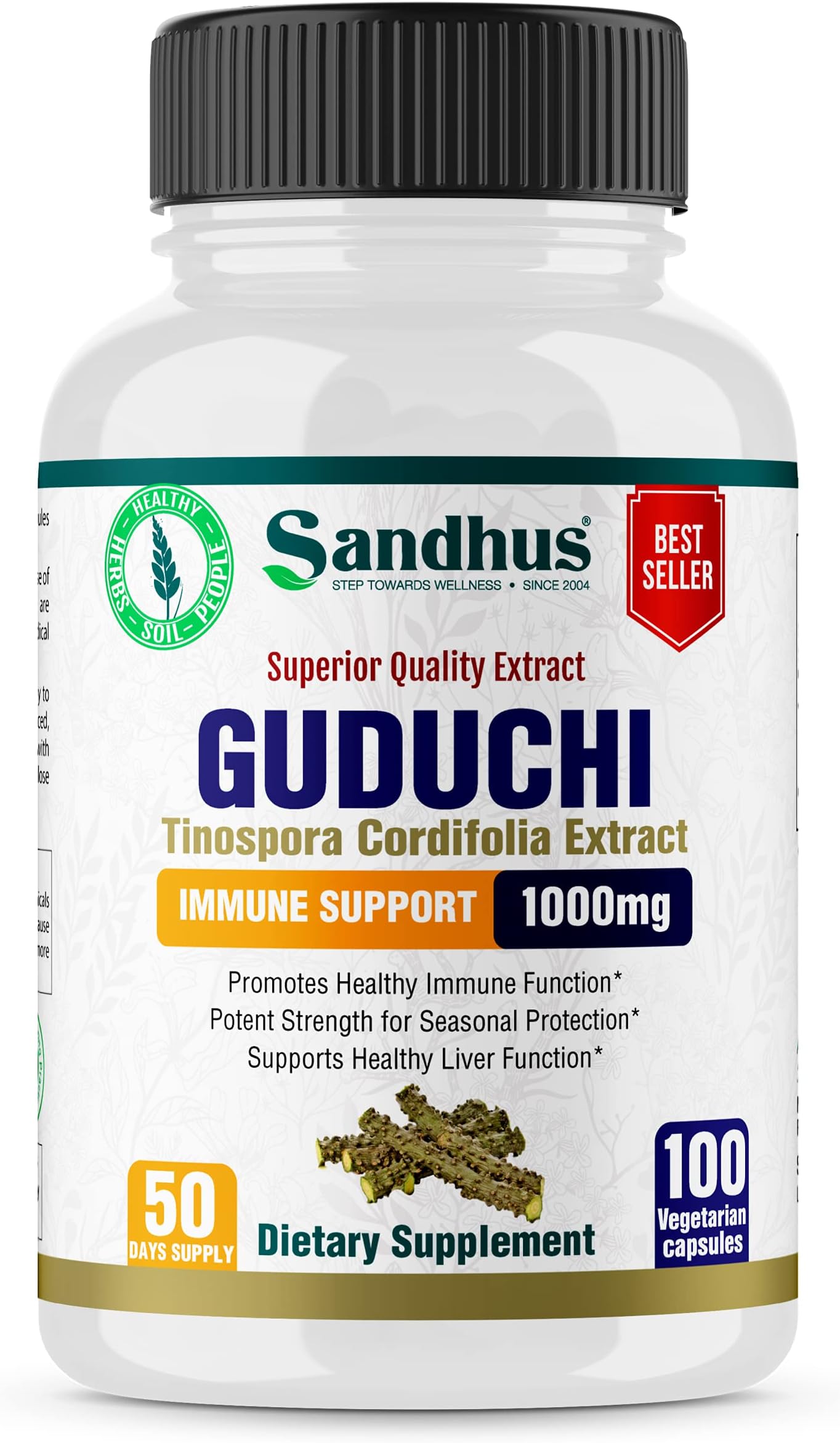 Amazon.com: Vedaone USDA Organic Guduchi 750mg 60 Caplets : Health ...