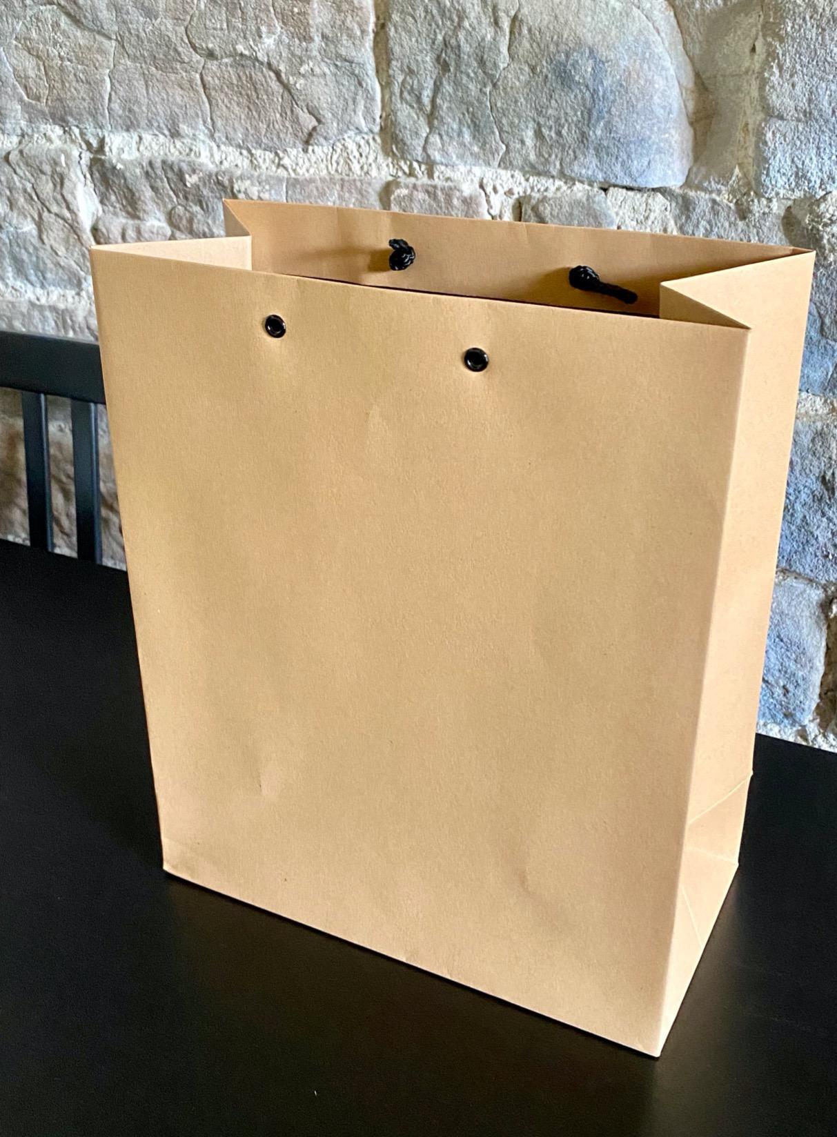 Paperchase Brown Kraft Large Gift Bag : Amazon.co.uk: Stationery ...