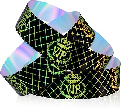 500pcs VIP Wristbands, Plastic Wristbands Party Wristbands Waterproof ...