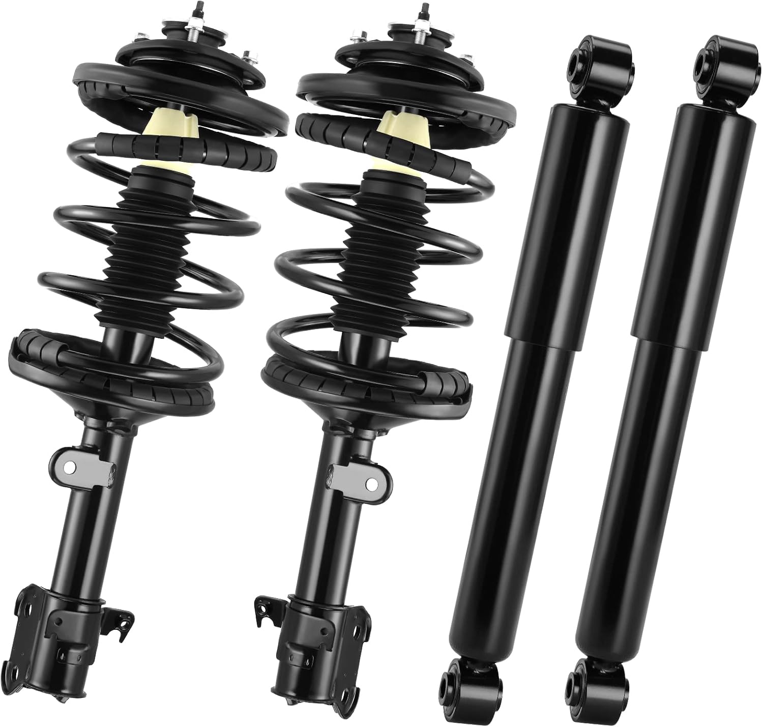 Amazon.com: YITAMOTOR Front Complete Struts Rear Suspension Shocks ...
