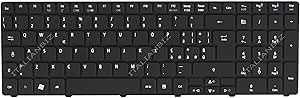 ITALIANBIZ Italian Keyboard Notebook Compatible with Acer Aspire 5740G ...