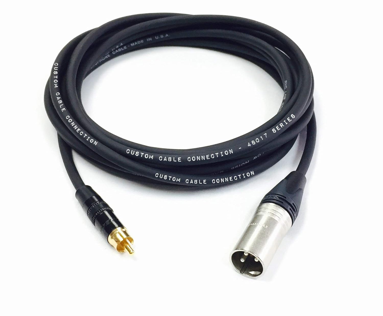 3ft Pro Audio XLR Male to RCA Male Cable : Amazon.in: Electronics
