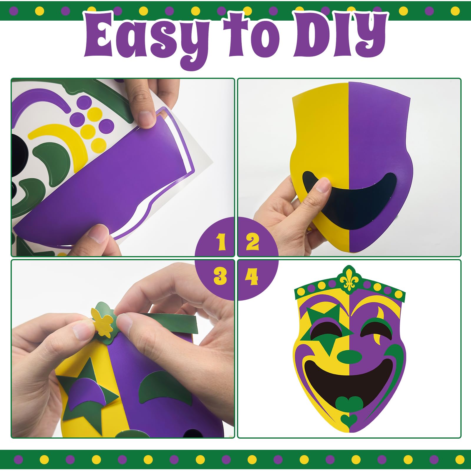 Mardi Gras Arts And Crafts
