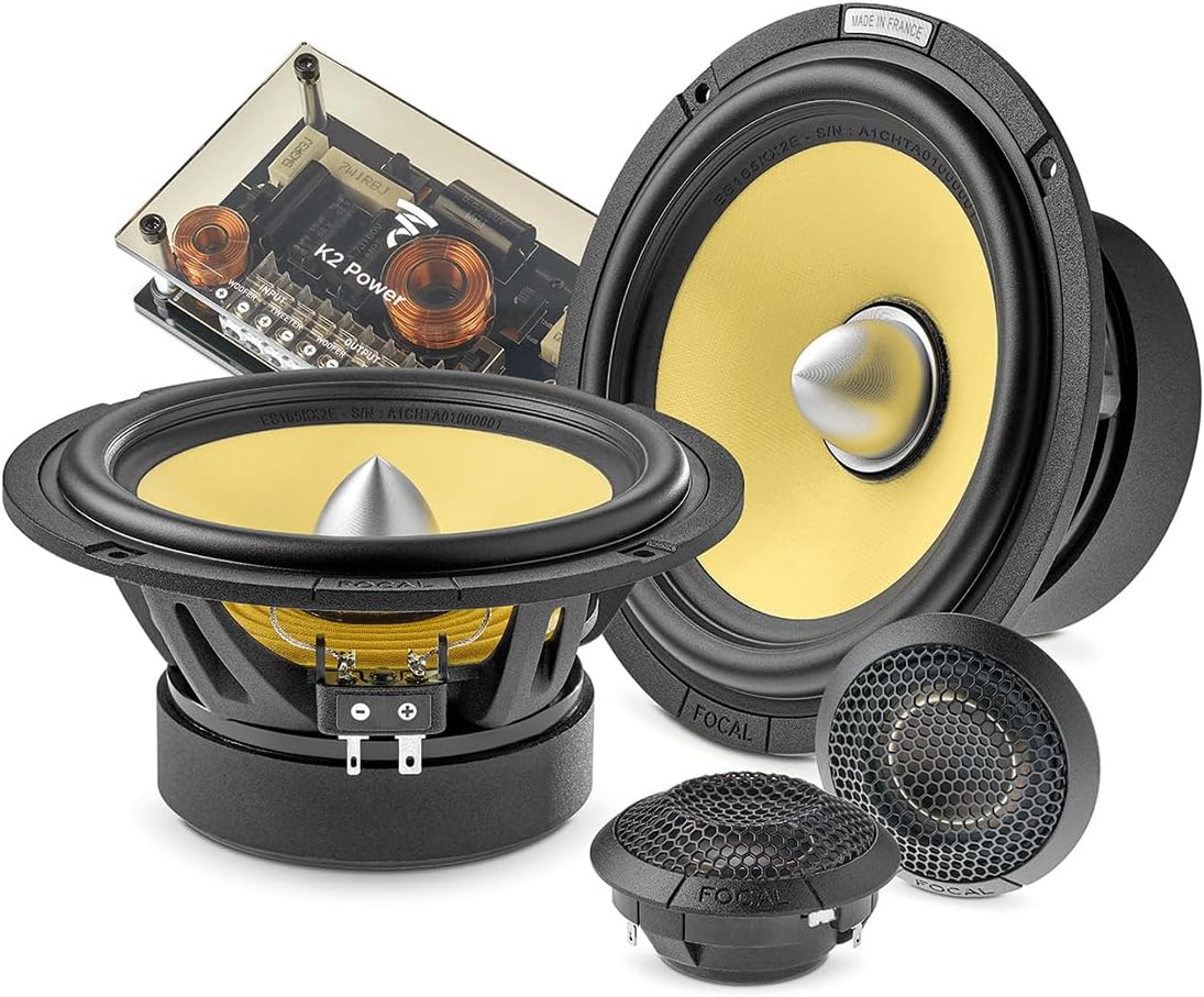 Amazon.com: Focal ES 165 KX2E 6.5" K2 EVO 2-Way Component Speaker Kit ...