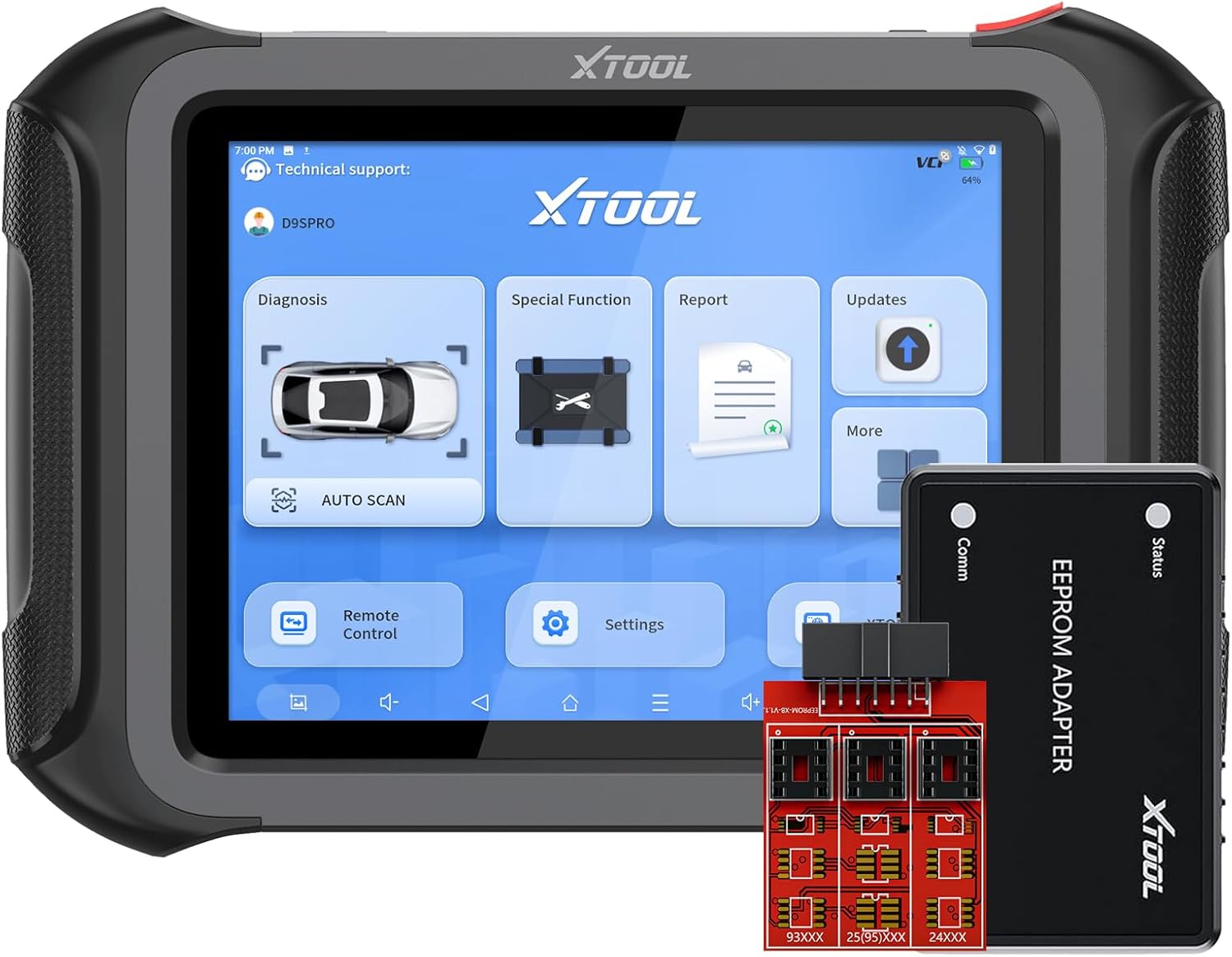 Amazon.com: XTOOL D9S PRO Automotive Scan Tool with EEPROM: Topology ...