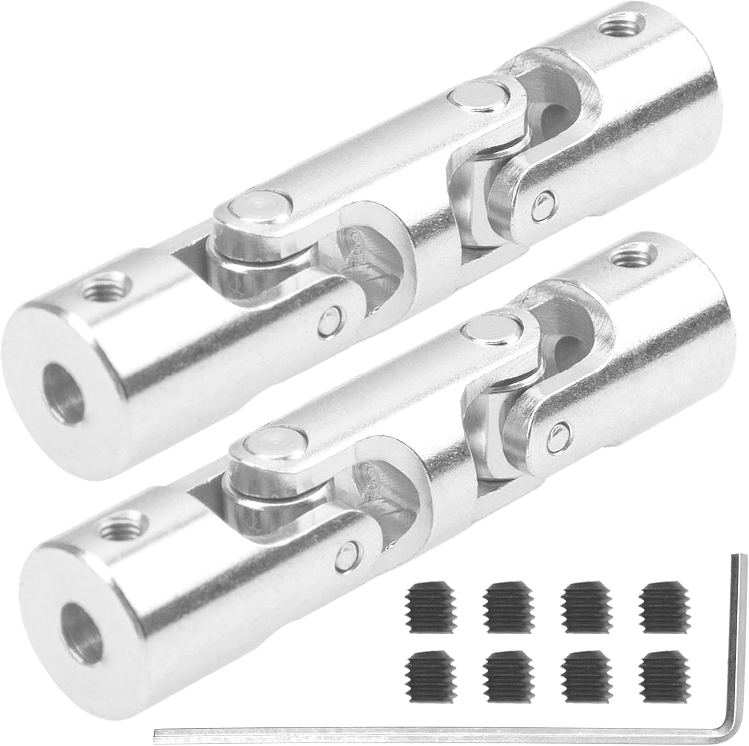 Amazon.com: 2Pcs Vgoohobby 4mm/5mm/6mm RC Boat Shaft Coupler 3 Section ...