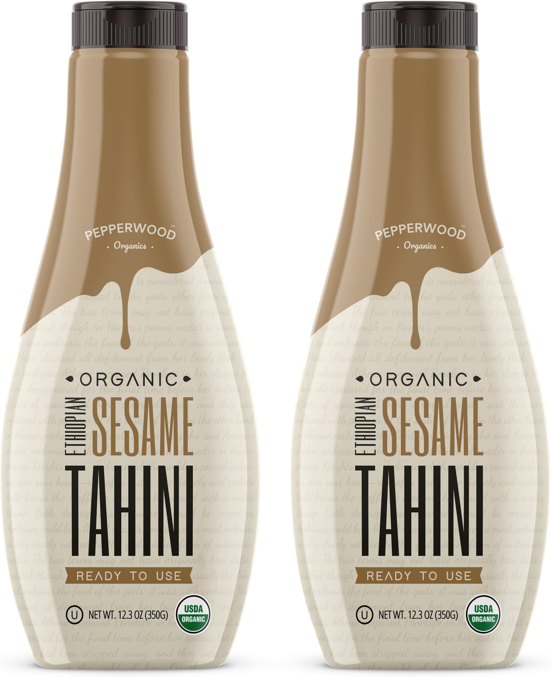 Amazon.com: Har Bracha Tahini Paste (17.6 oz). 100% Natural, Vegan ...