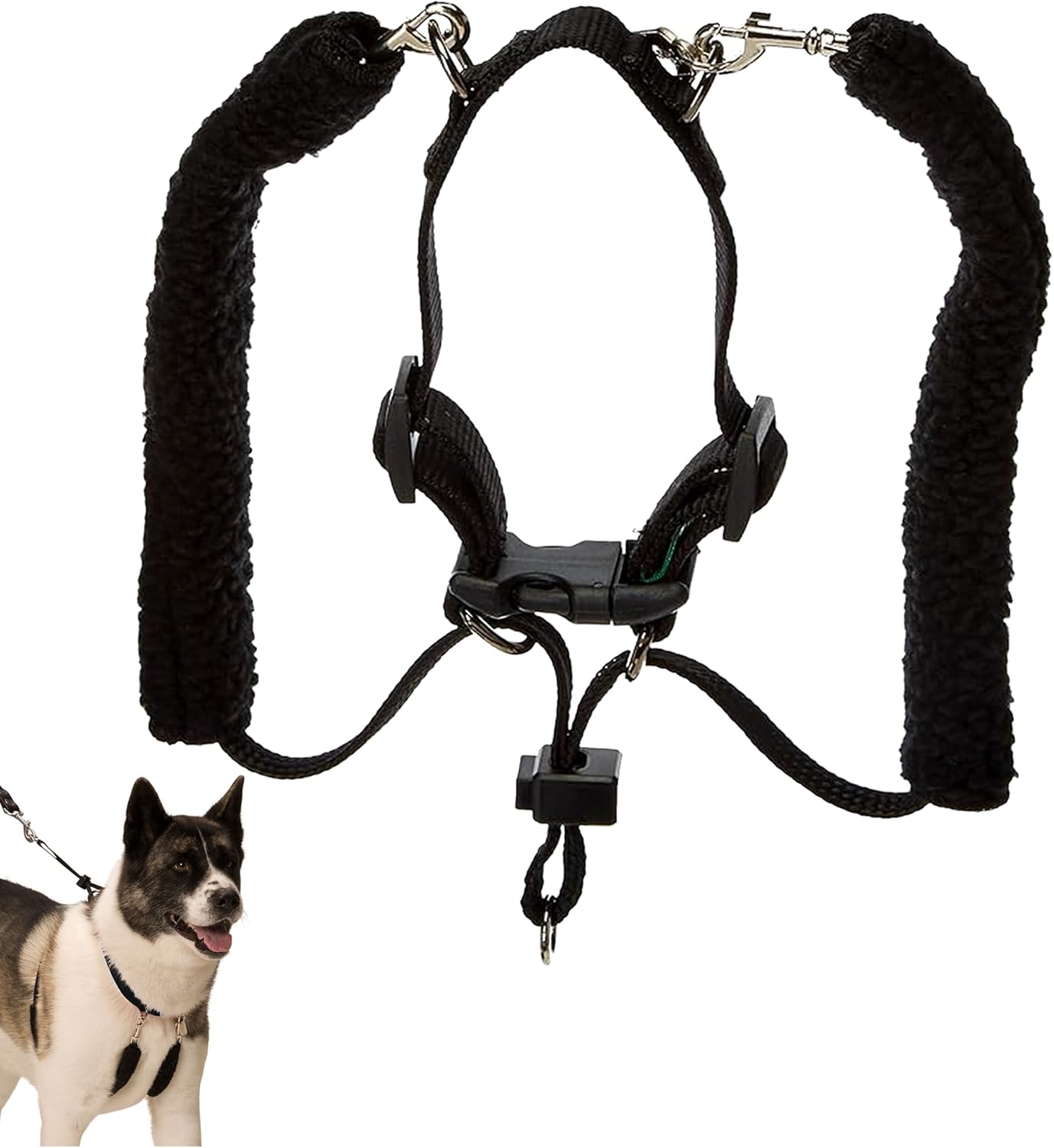 Dog Halter - Non-Pull No-Choke Humane Pet Training Halter Harness, Easy ...