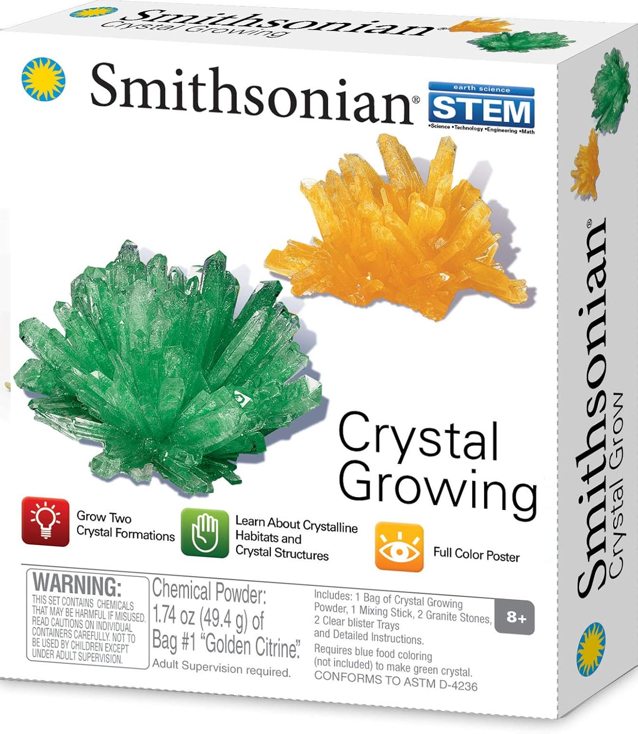 Amazon.com: Smithsonian Smithsonian Micro Crystal Growing : Toys & Games