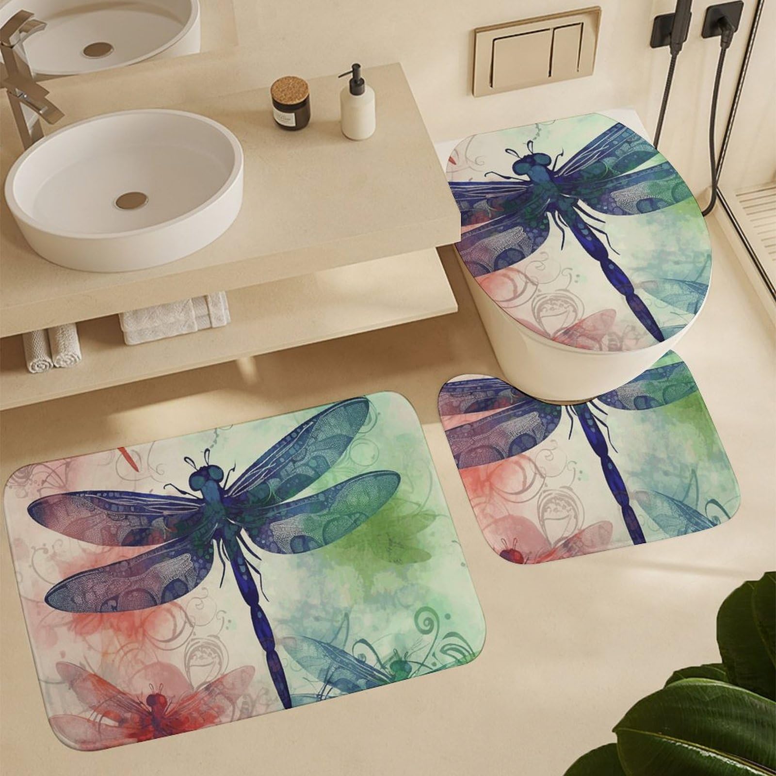 Dragonfly Bathroom Sets Ted Baker Dragonfly Bath Mat Mono | Bedeck