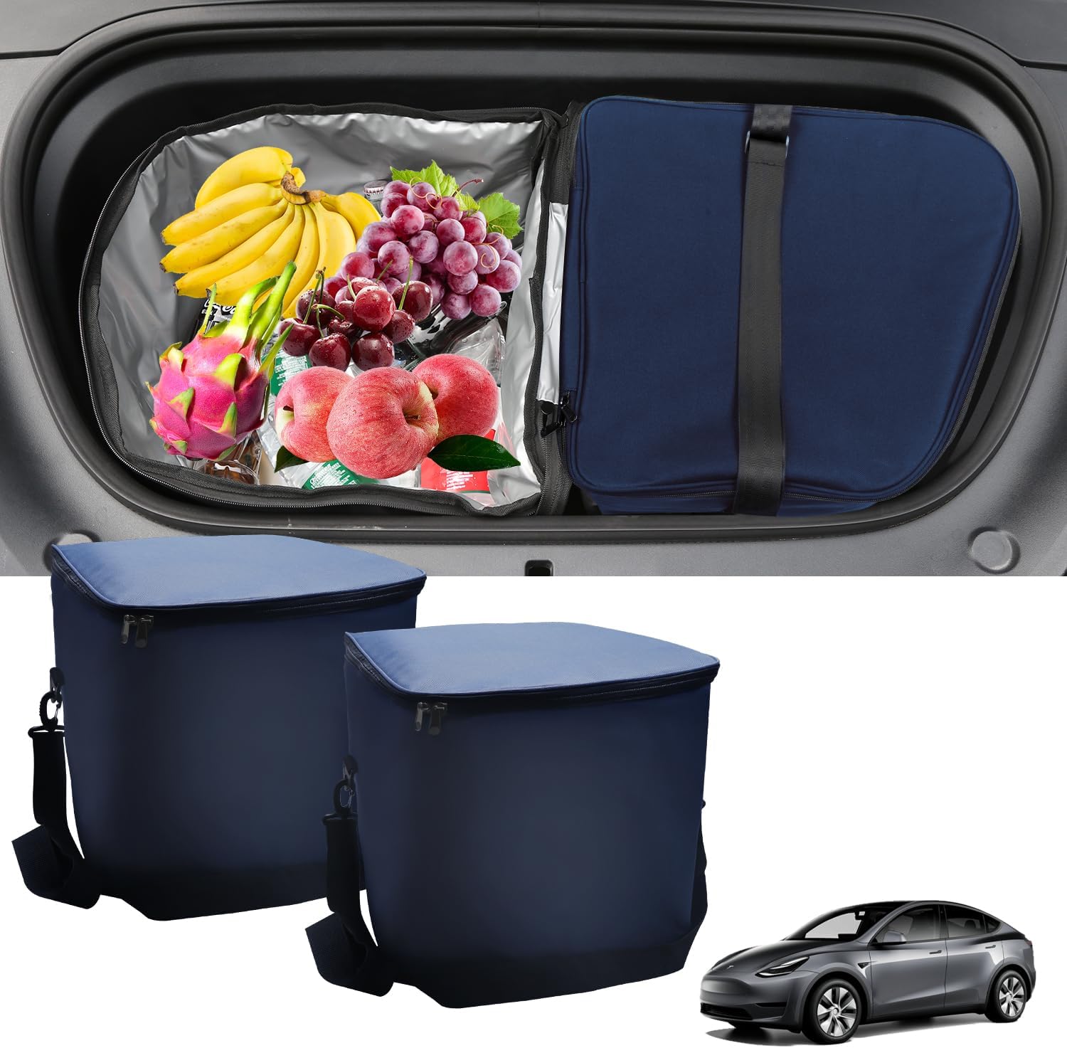 Amazon.com: Howarx Tesla Model Y Water Proof Frunk Insulation Cooler ...