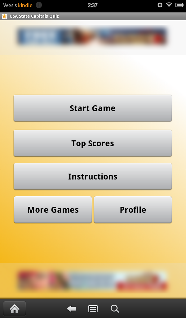 USA State Capitals Quiz - App on Amazon Appstore