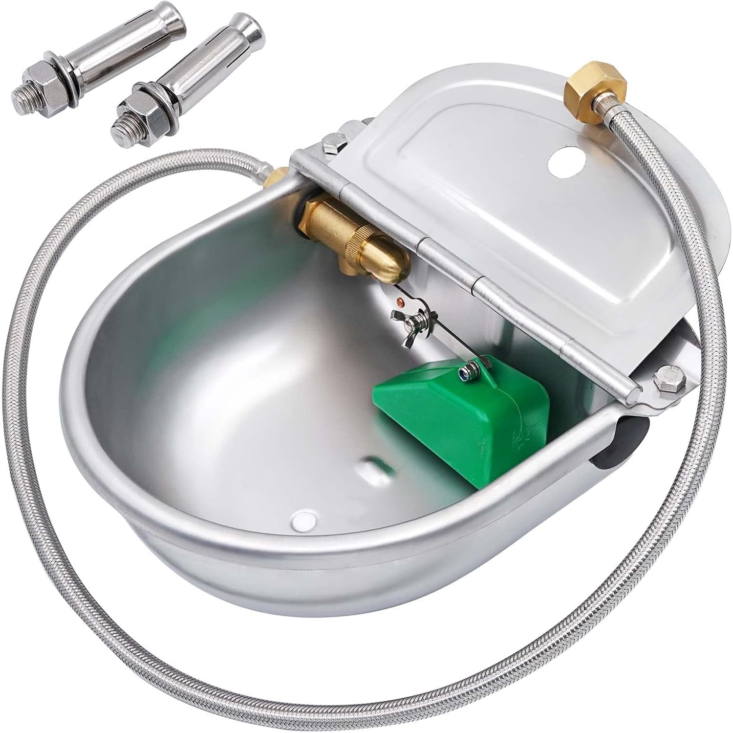 Amazon.com: ZHEQOGZH Automatic Livestock Waterer: Stainless Steel ...