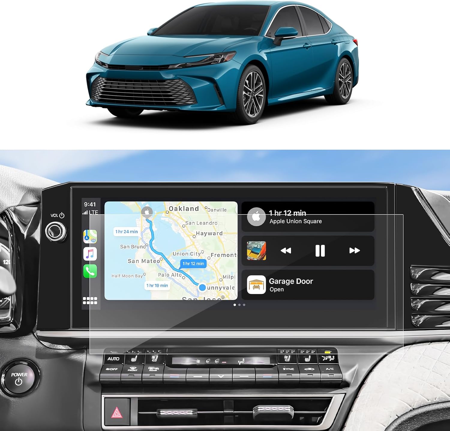 Amazon.com: SKTU 2Pcs for 2025 2026 Toyota Camry Screen Protector 12.3 ...