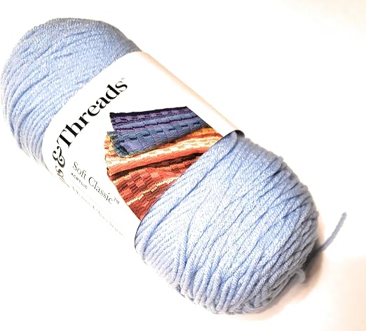 Amazon.com: Soft Classic Yarn by Loops and Threads - 354 Yards - Medium ...