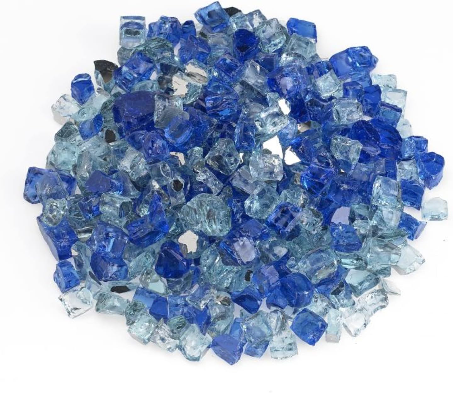 Amazon.com: American Fireglass 1/2” Reflective Fire Glass | Use in ...