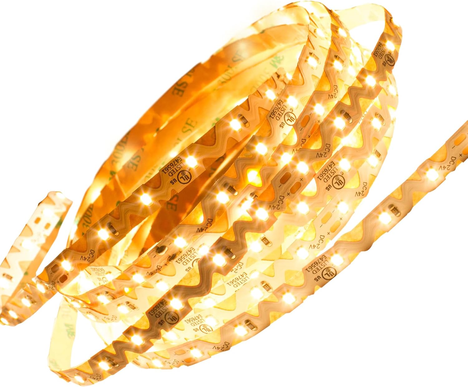 Amazon.com: LEDUPDATES 24V S Shape 2700K Candle Warm White LED Strip ...