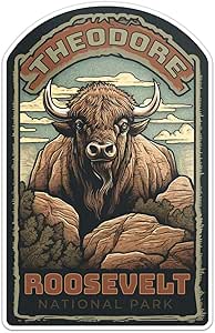 Amazon.com - Theodore Roosevelt National Park Sticker - Waterproof ...
