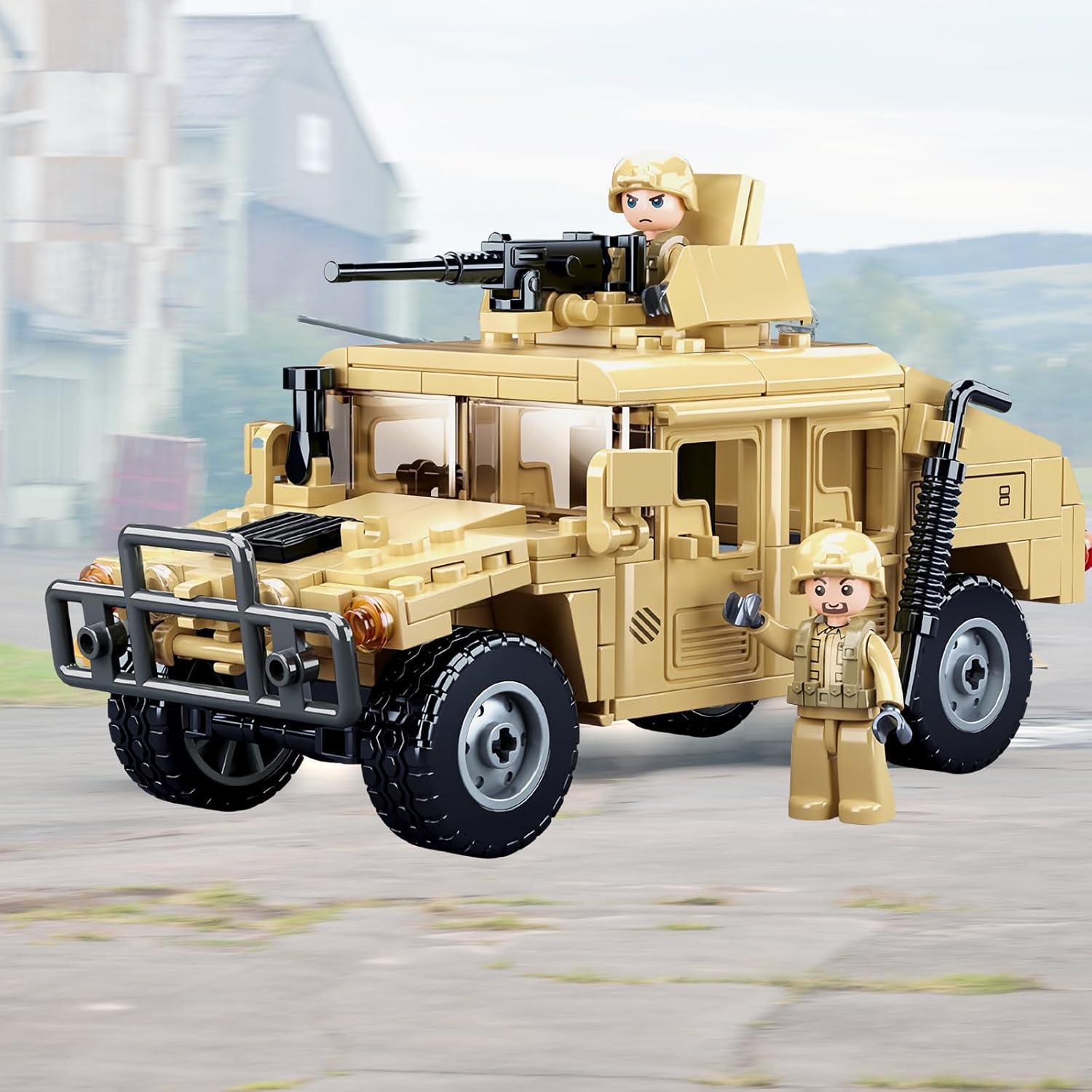 TANSHIYD Military Vehicle Building Sets, 265PCS Compatible with All ...