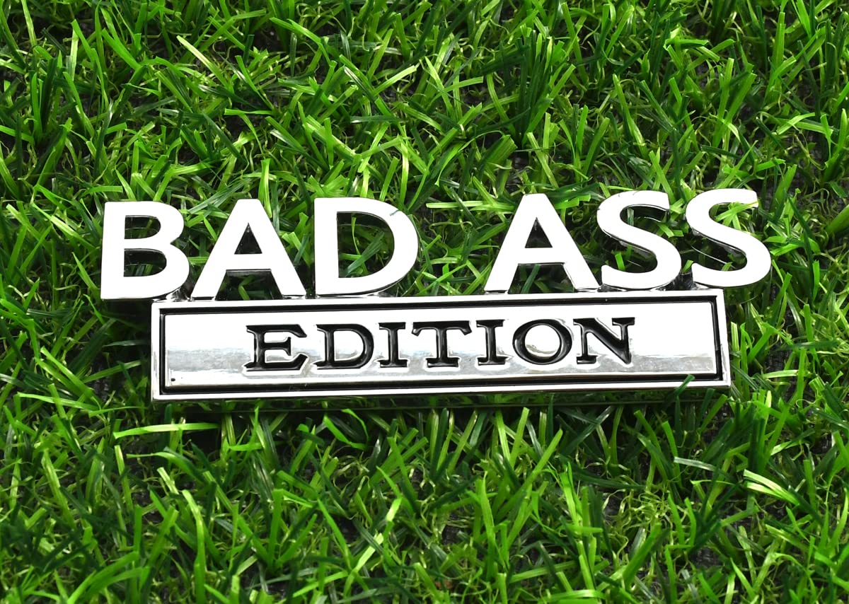 Amazon.com: Bad Ass Edition Emblem 3D Metal Badass Badge Sticker Decal ...
