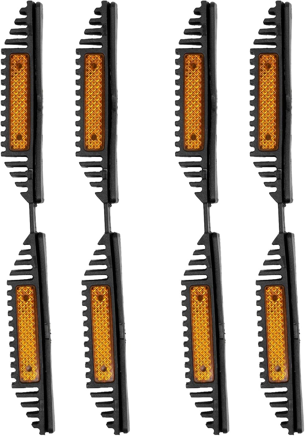 AUTOXBERT 4PCS Car Door Guard Protector Edge Strip Cover Reflectors ...