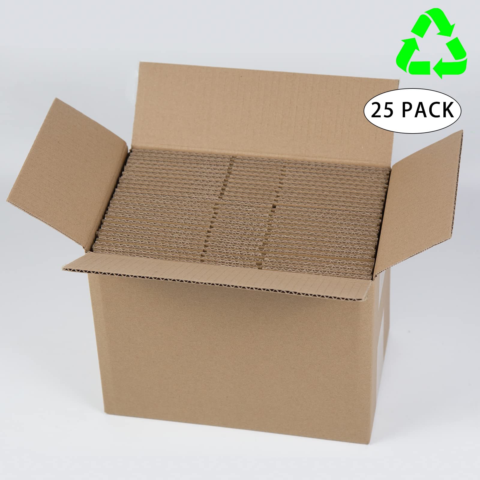 SUNLPH Shipping Boxes 6x4x4 Inches Small Corrugated Cardboard Boxes, 21 ...
