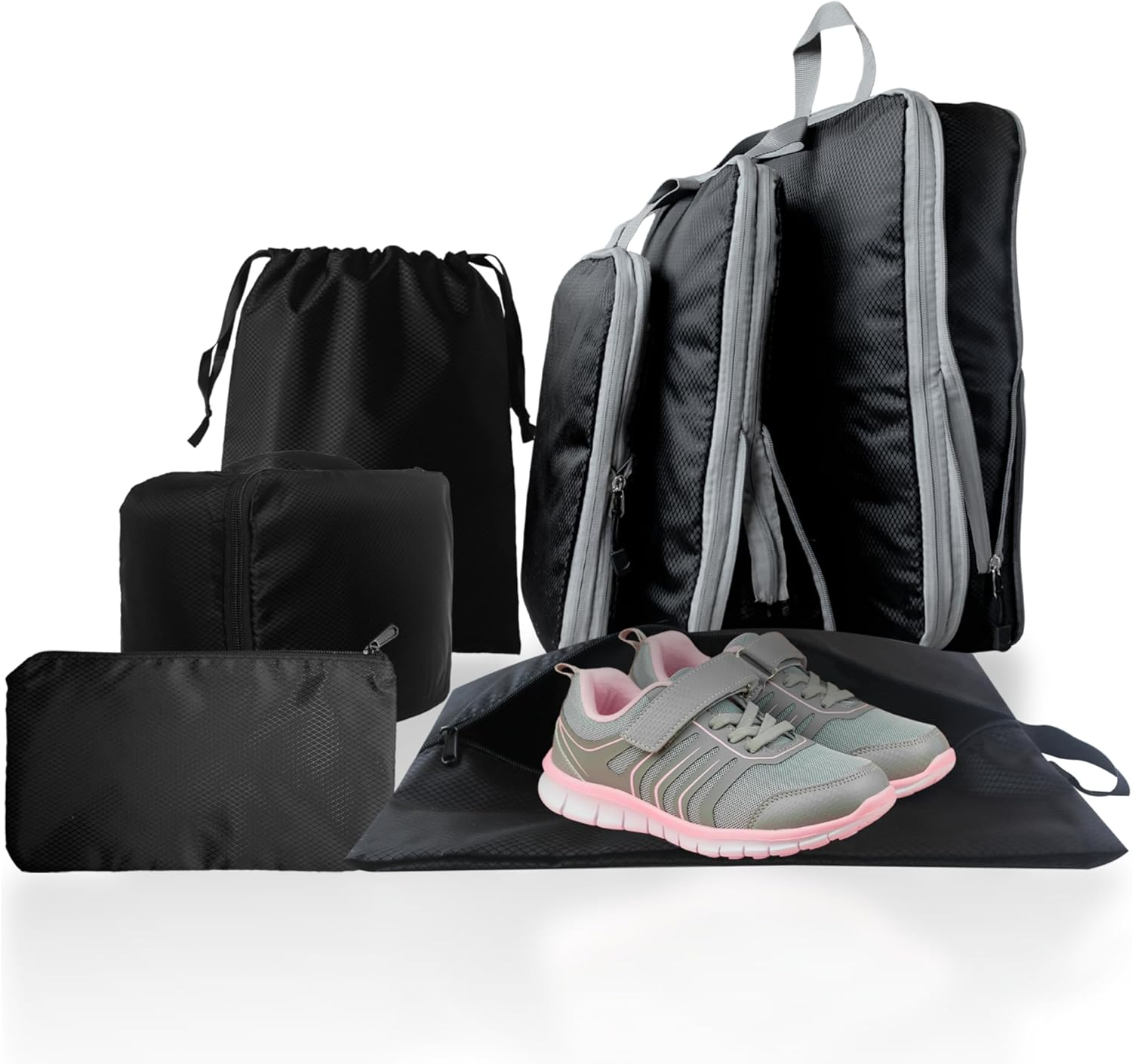 Amazon.com: Q' Xopa Set of 7 Compression Packing Cubes Set-Organize ...