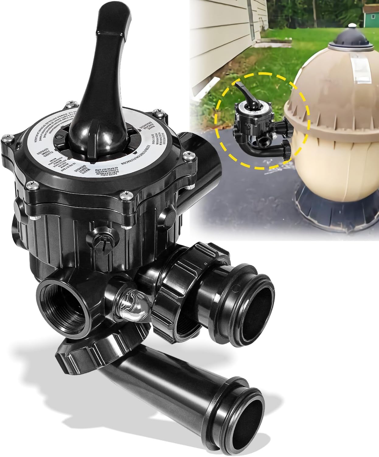 Amazon.com: sixcow SPX0710X32-US Vari-Flo Side Mount Valve for ...