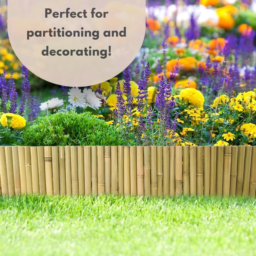 Flexible Bamboo Garden Edging Buy Galvanised Domestic Lawn Edging