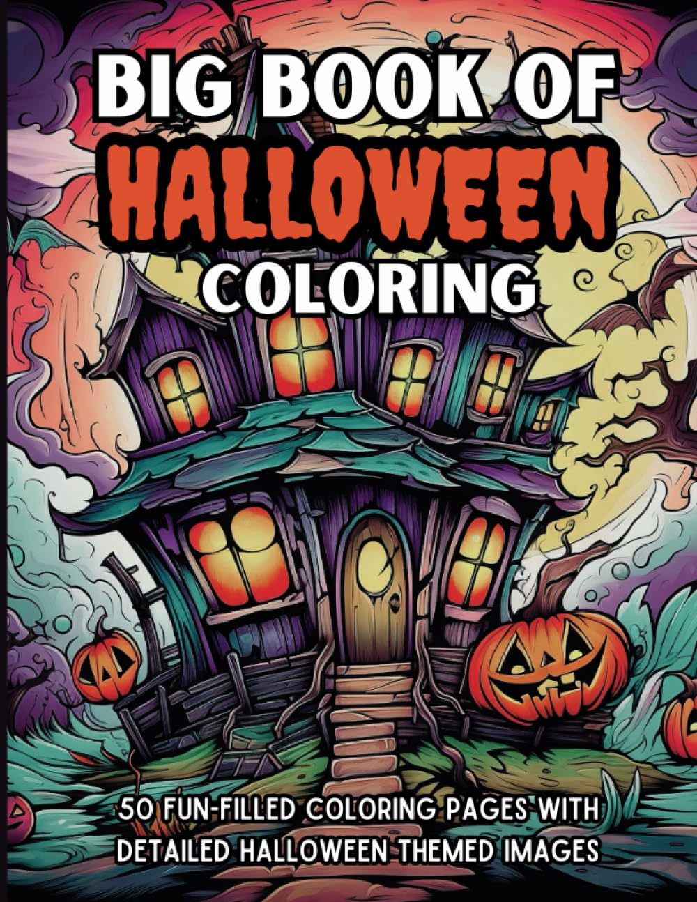 Big Book of Halloween Coloring: O'Hare, A.: 9798861017442: Amazon.com ...