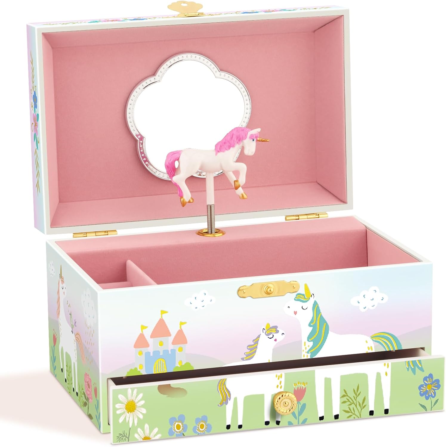 Ronda Rich joyero cajita musical en forma de corazón diseño de color ...