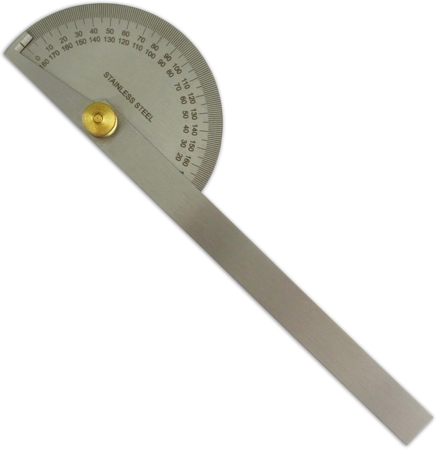 Amazon.com: Engineers 0-180 Degree Protractor Square Rule Gauge Drill ...