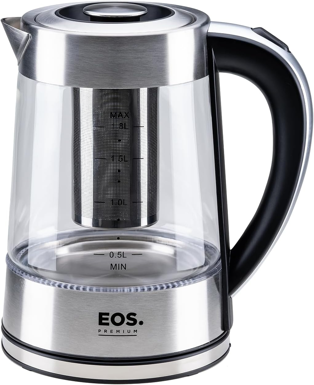 Chaleira Elétrica Eos 1,8 Litros Chef Gourmet Glass Tea Inox Ech04g ...