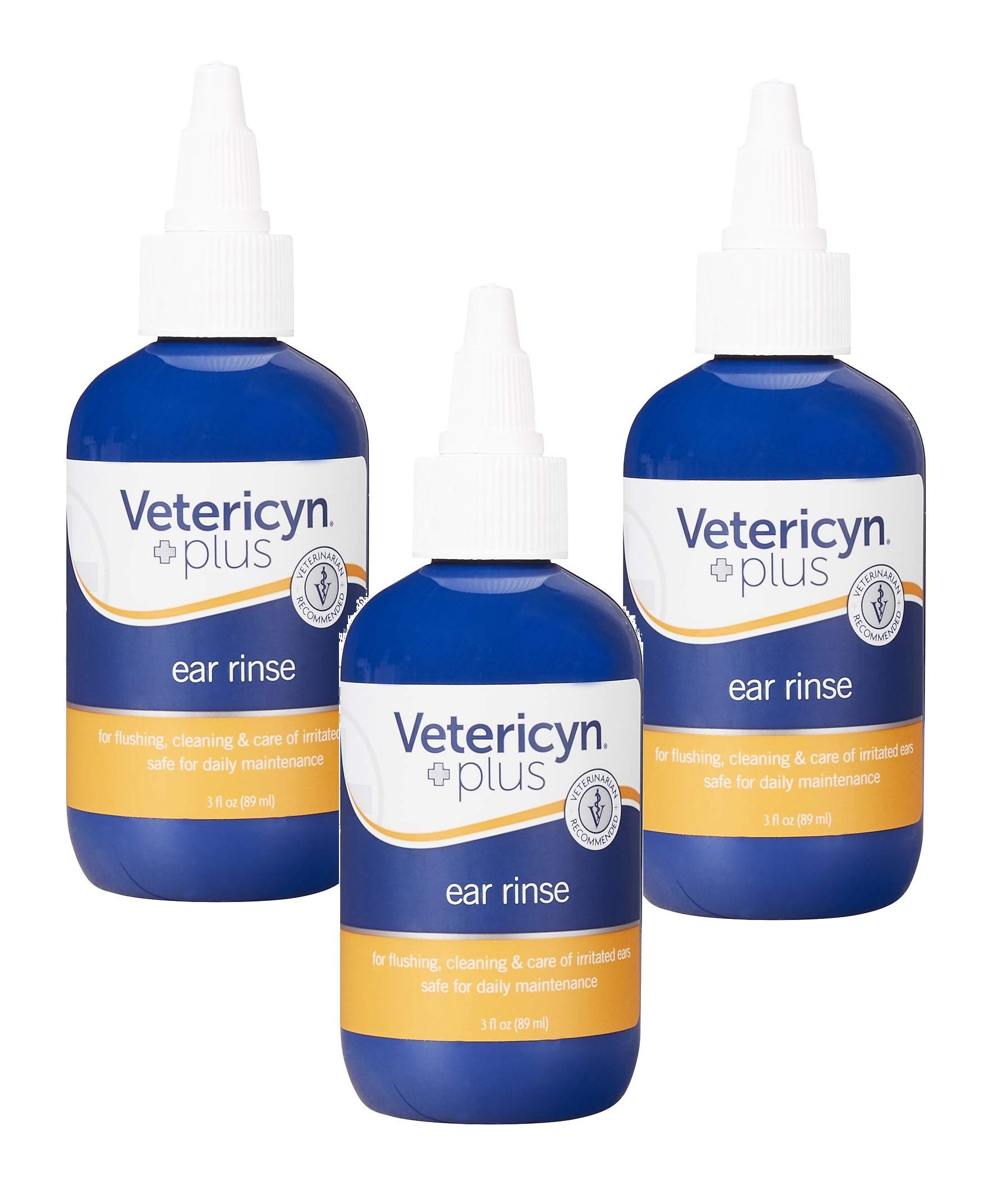 Amazon.com : Vetericyn Plus Ear Rinse, 3 Pack of 3 Ounces each, All ...