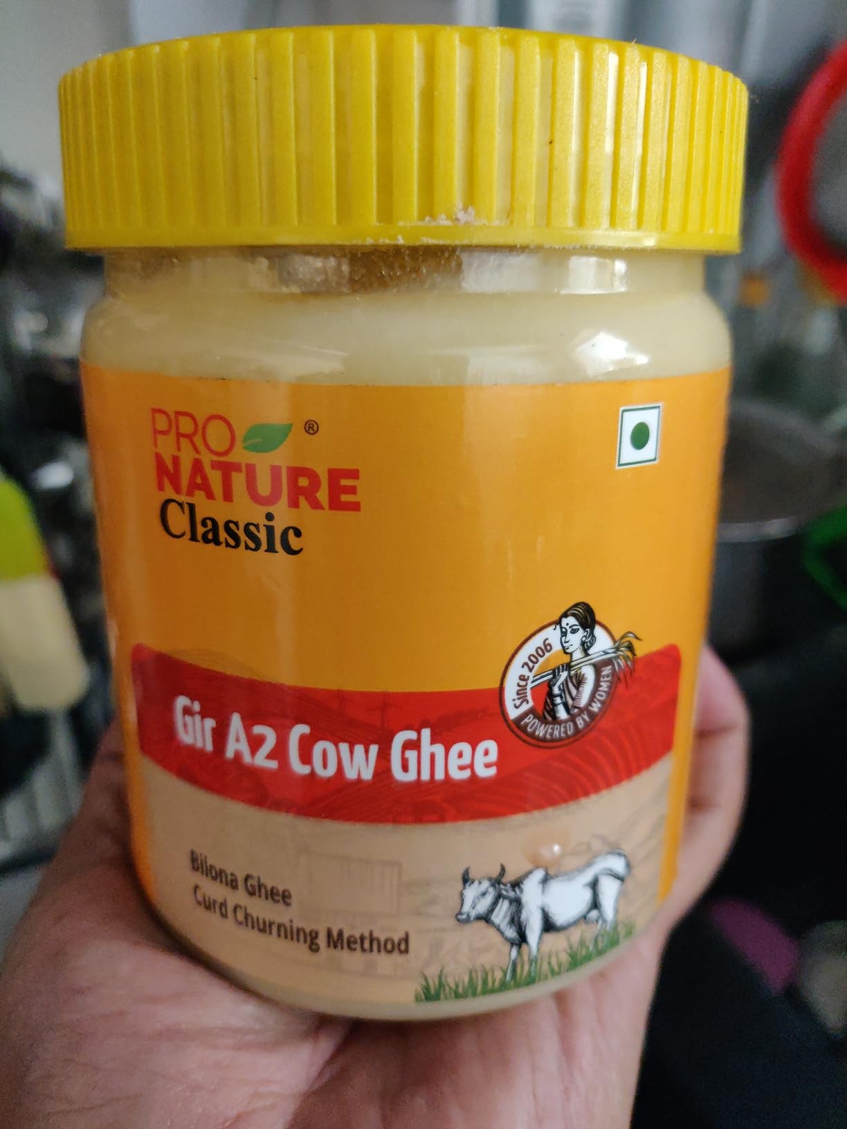 Pro Nature Classic Gir Cow Ghee (A-2, Bilona), 500Ml : Amazon.in ...