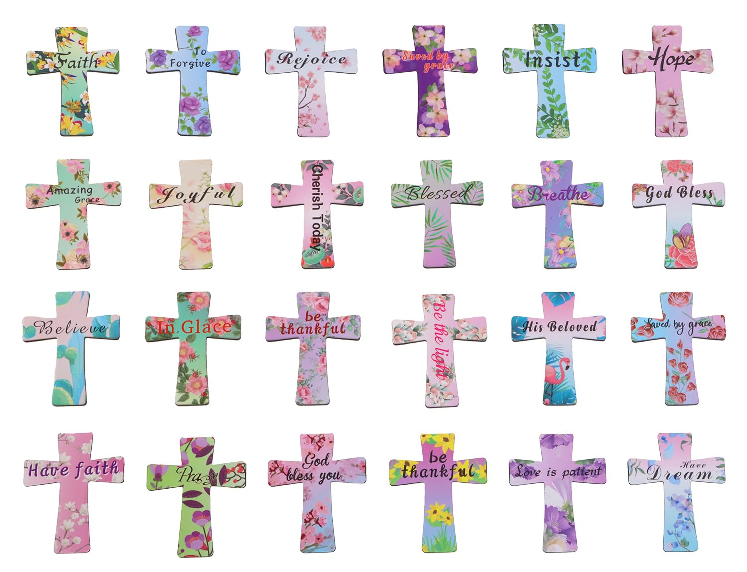 Amazon.com: Penta Angel Magnetic Book Page Marks 24Pcs Colorful Floral ...