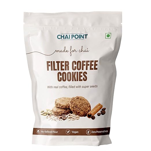 Chai Point Filter Coffee Cookies – 210g | Guilt-Free Snacks with Whole ...