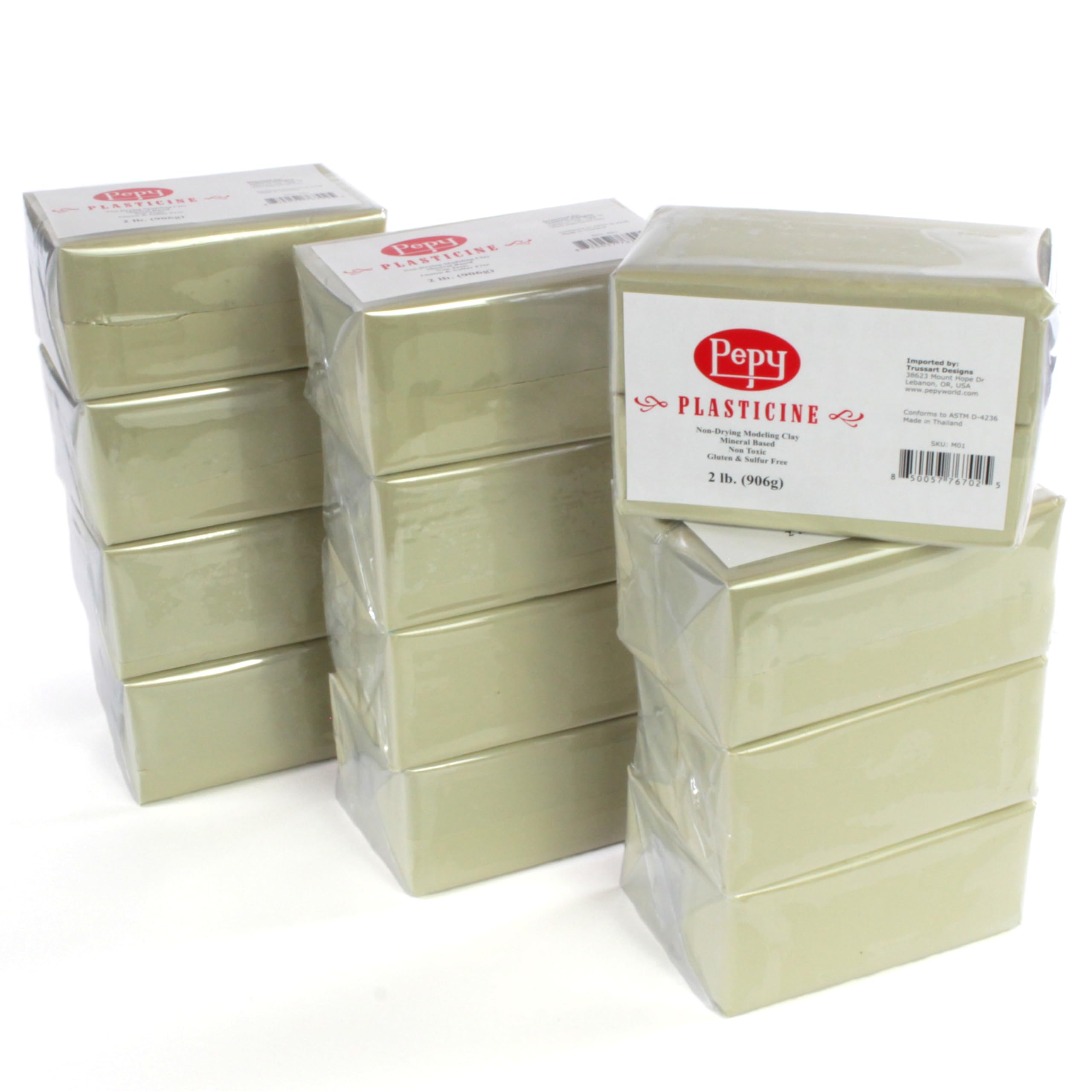 Snapklik.com : Reusable And Non-Drying Oil-Based Modeling Clay, Cream ...