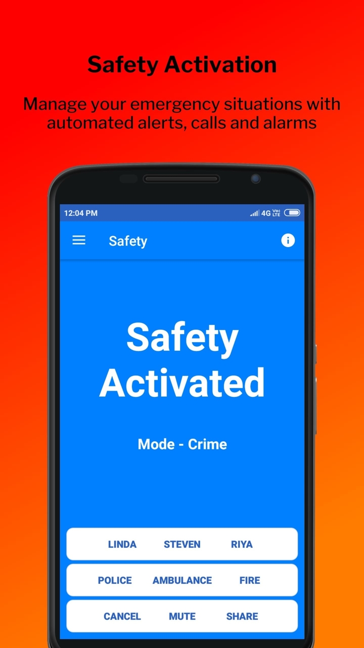 Safety - Emergency SOS Activation, Offline Location Tracking, Verified ...