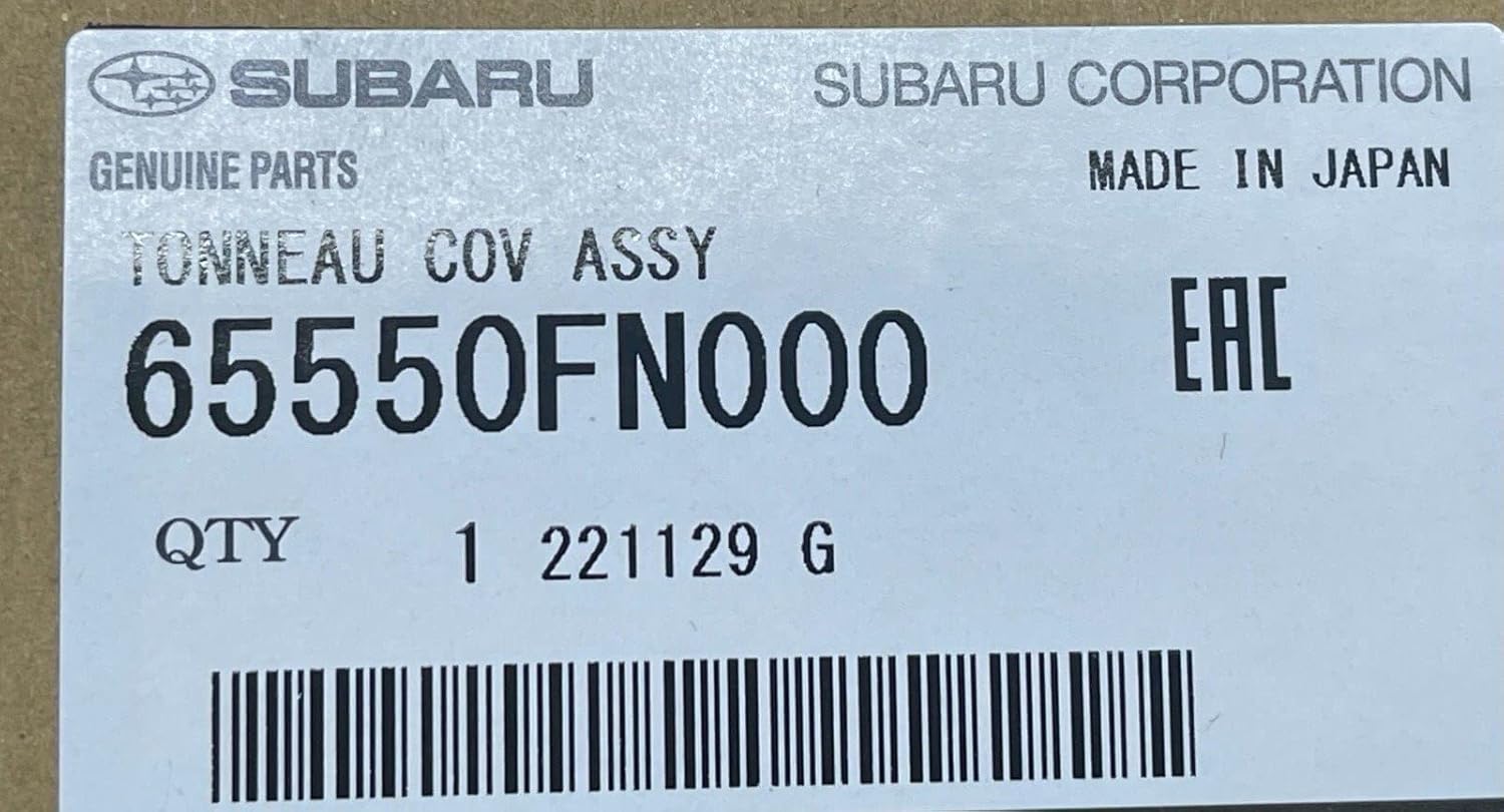 Subaru 2024 Cubierta de carga retráctil Tonneau Impreza Crosstrek ...