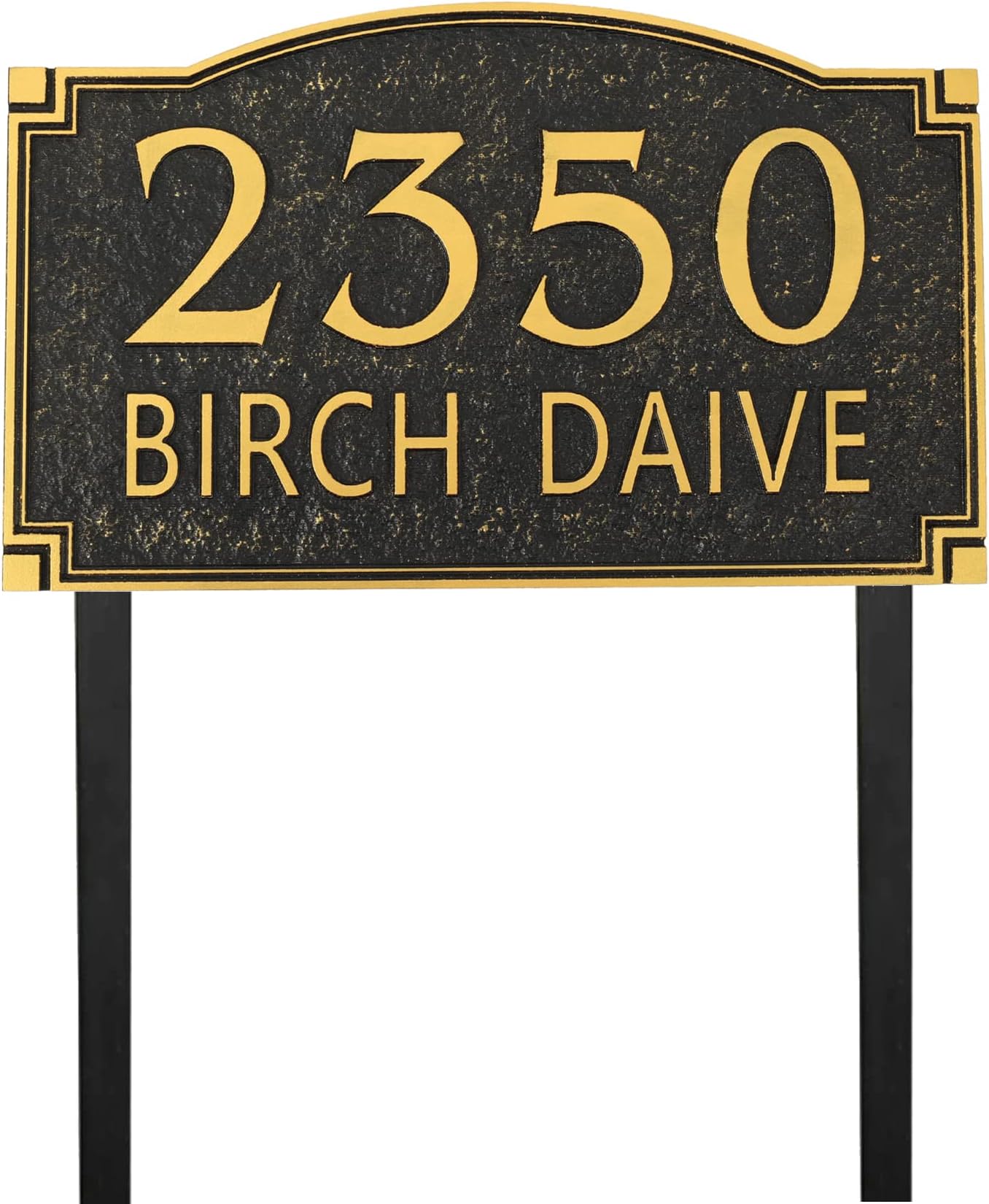 Amazon.com: Personalized Address Sign LAWN MOUNTED - Custom House ...