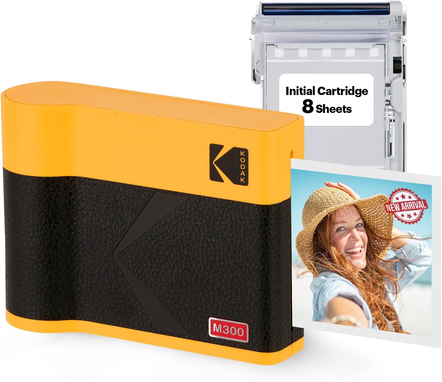Amazon.com: KODAK Mini 3 ERA 4PASS Portable Photo Printer (Yellow ...