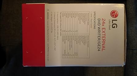 Amazon.com: LG GE24NU40 Super Multi External 24x DVD Rewriter : Electronics