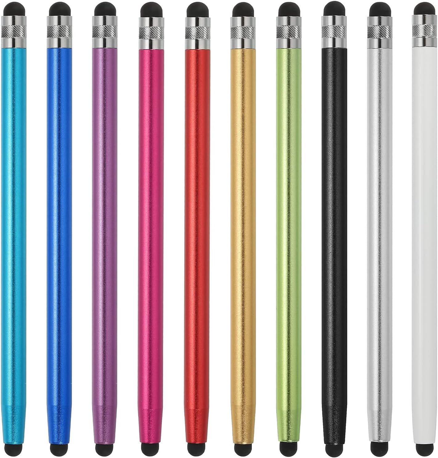 MECCANIXITY 10pcs Stylus Pens for Touch Screens Dual Rubber Tips ...