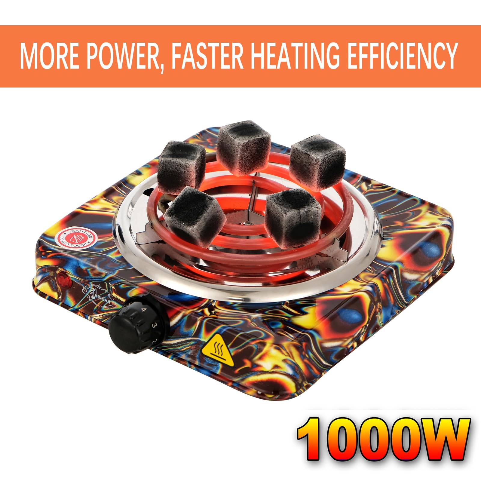 Snapklik.com : Countertop Electric Burner Single Coal Burner
