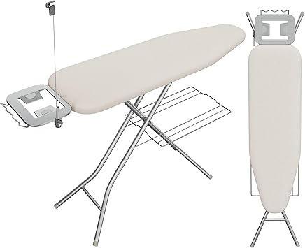 Amazon.com: Yaheetech Ironing Board, Compact Iron Board with Cord ...