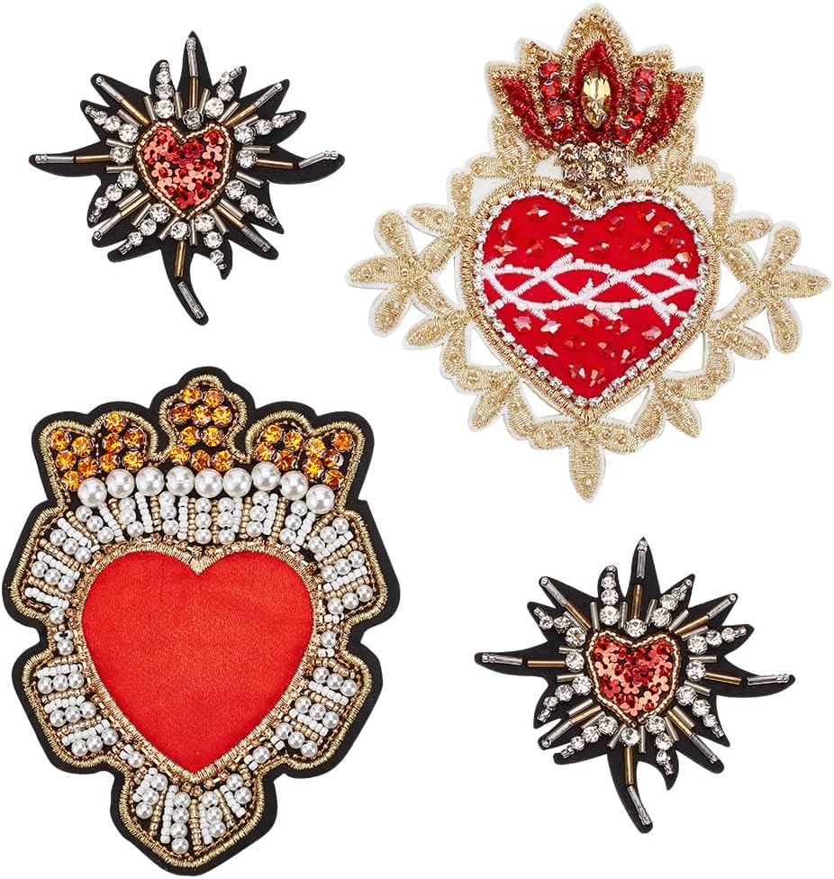 Amazon.com: Cute-Patch Sacred Heart Jesus Church Catholic Christian ...
