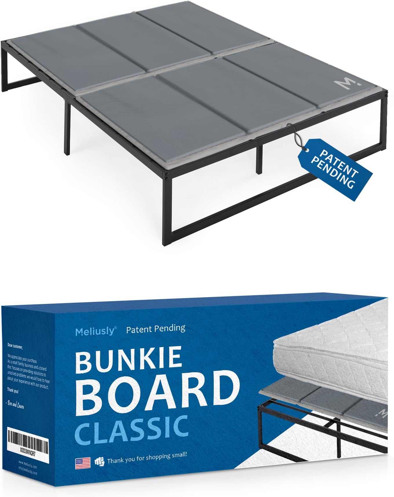 Amazon.com: Imperius Mattress Support Wooden Bunkie Board/Bed Slats ...